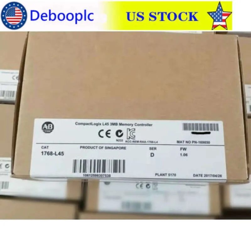 Wholesale Rockwell Automation 1768 L45 CompactLogix Controller CPU, 24V ...