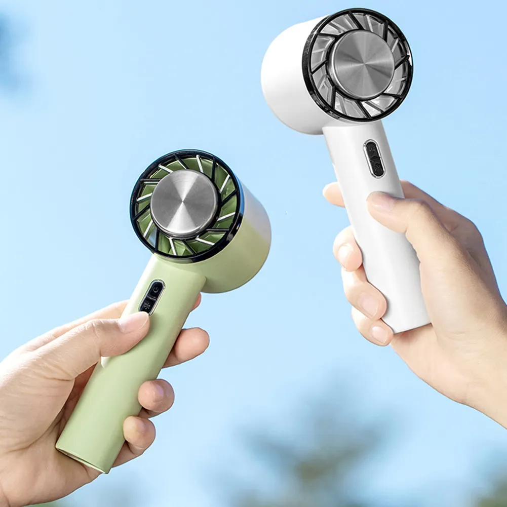 Mini Portable Handheld Fan, USB Rechargeable Electric Fan with Cold ...