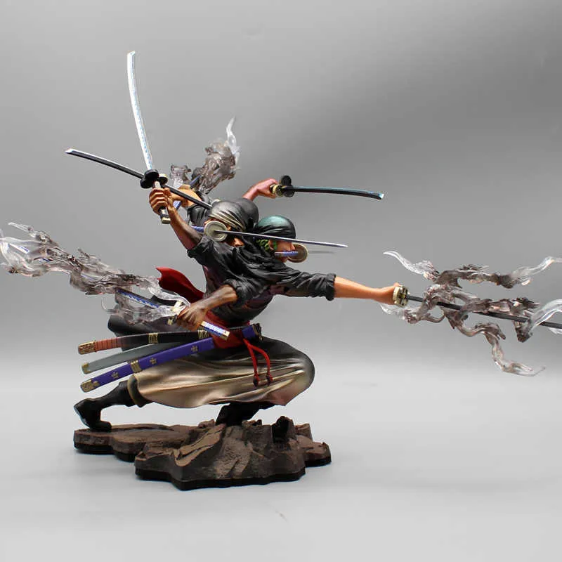 One Piece Zoro Figure - Wano Country Nine Swords Style - Premium Anime ...