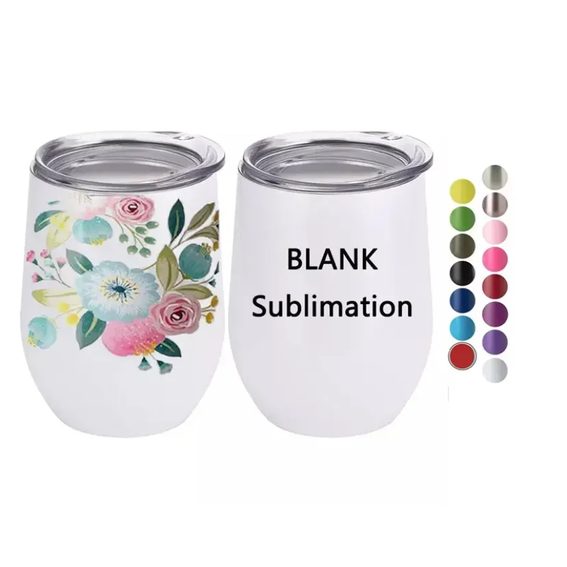 12oz Stainless Steel Sublimation Blanks With Lids For Laithwaites Wine ...