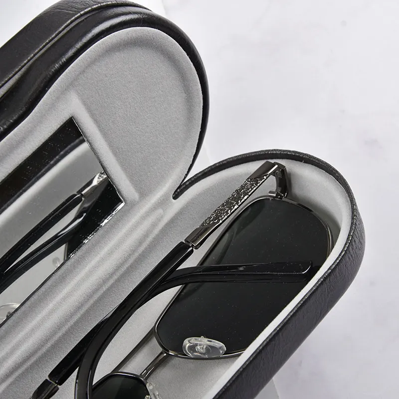 Sunglasses Cases 2 In 1 Portable Dual Use Glasses Case Double Layer ...