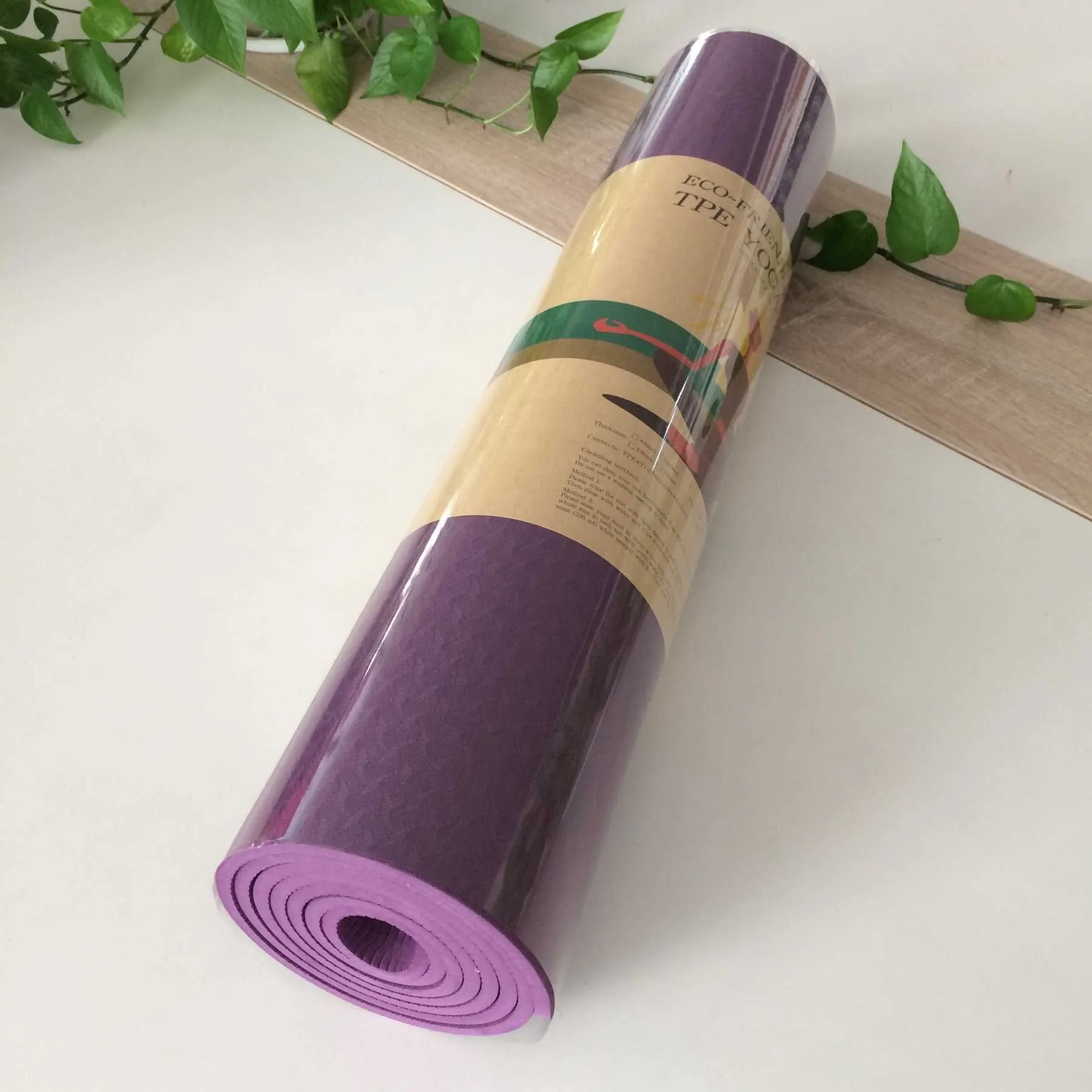 DHgate.com:6mm TPE Yoga Mat for Exercise Fitness Gymnastics, Non-Slip Beginner Sport Carpet Pads ...