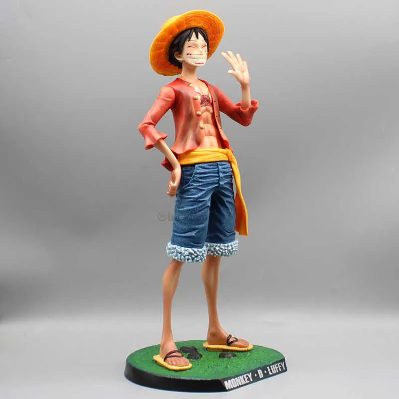 Anime Manga One Piece Luffy Figures Luffy Straw Hat Anime Figures Gk 1/ ...