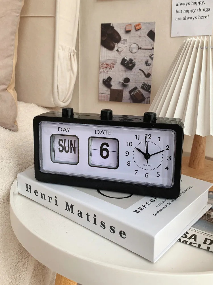 Vintage Flip Clock Font Clock | Made By Established & Sons