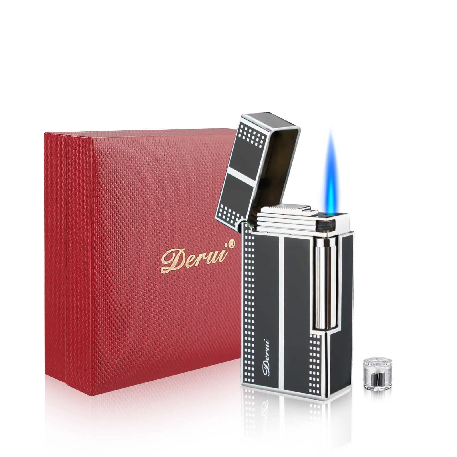 Refillable Butane Torch Lighter With Punch, Jet Blue Flame, Flintstone ...