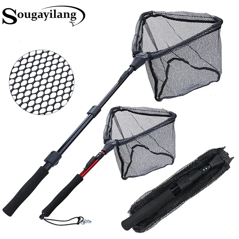 Sougayilang Retractable Fishing Net Telescoping Foldable Landing Fish ...