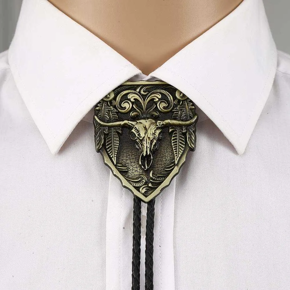 Bolo Ties Amrican Copper Long Horn Bull Head Bolo Tie... From Yanqin08 ...