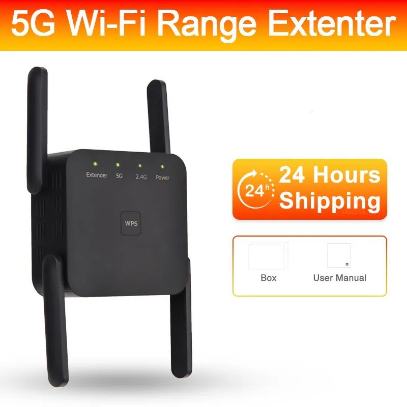 Routers 5G 2.4G WiFi Repeater Wifi Amplifier Signal Wifi Extender ...