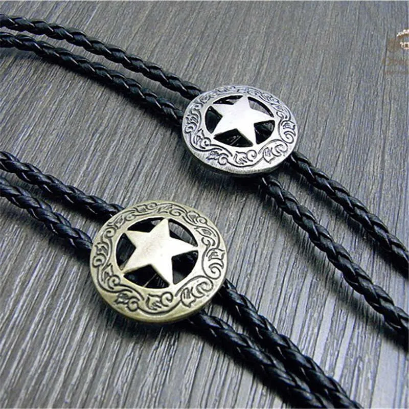Bolo Ties Western Cowboy Star Bolo Tie Rodeo Dance Necktie Bola Tie HKD230719 De 9,43 € | DHgate