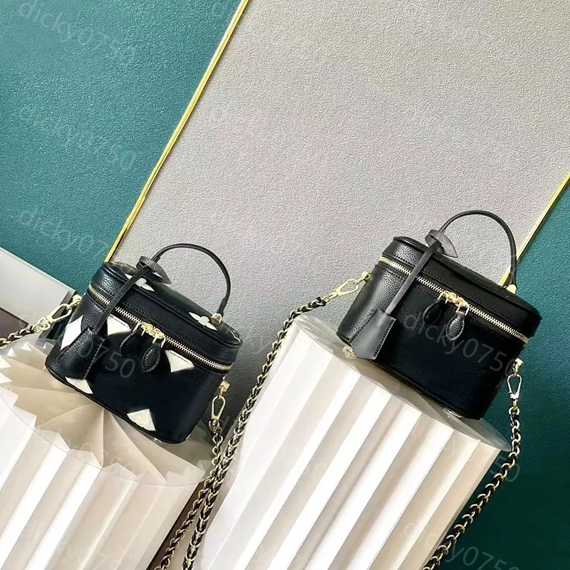Designer Vanity Bag Luxury Embossed Leather Shoulder Handbags With ...