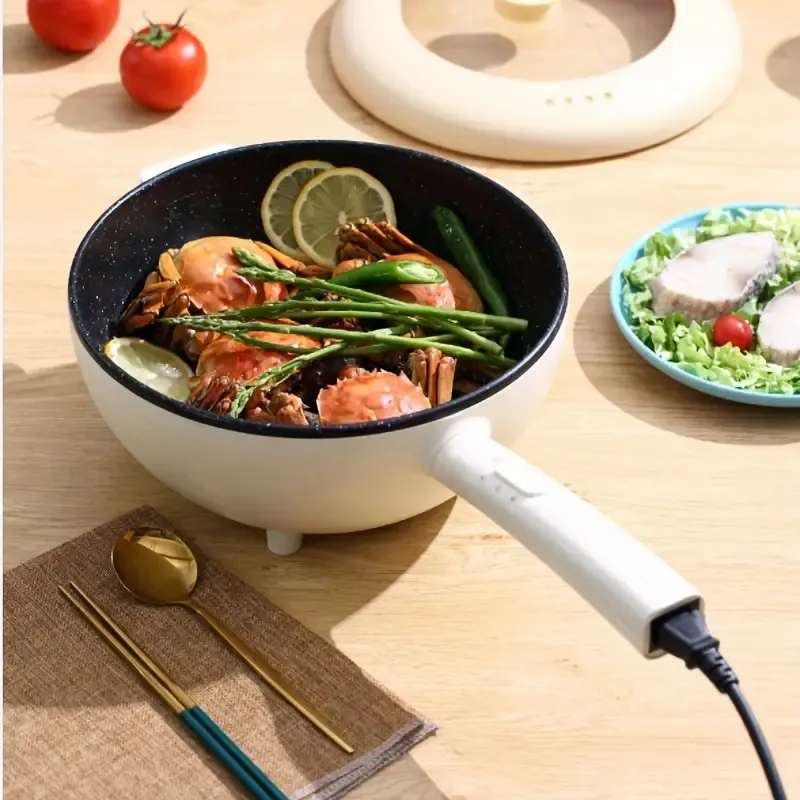 DHgate.com:4L Multifunctional Electric Frying Pan with Steamer, Non ...