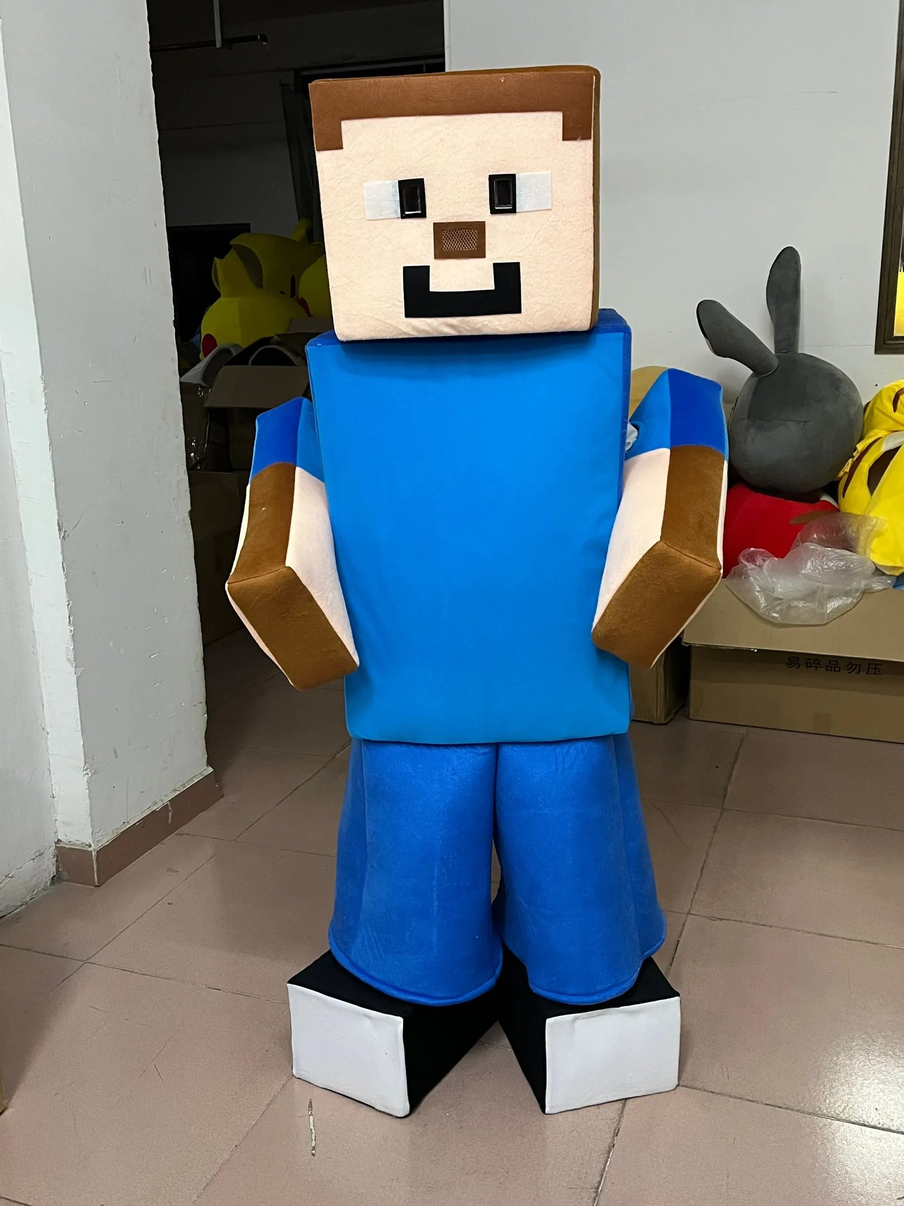 Steve Cartoon Bruno Doll Costume For Performance And Play Mascot Person ...