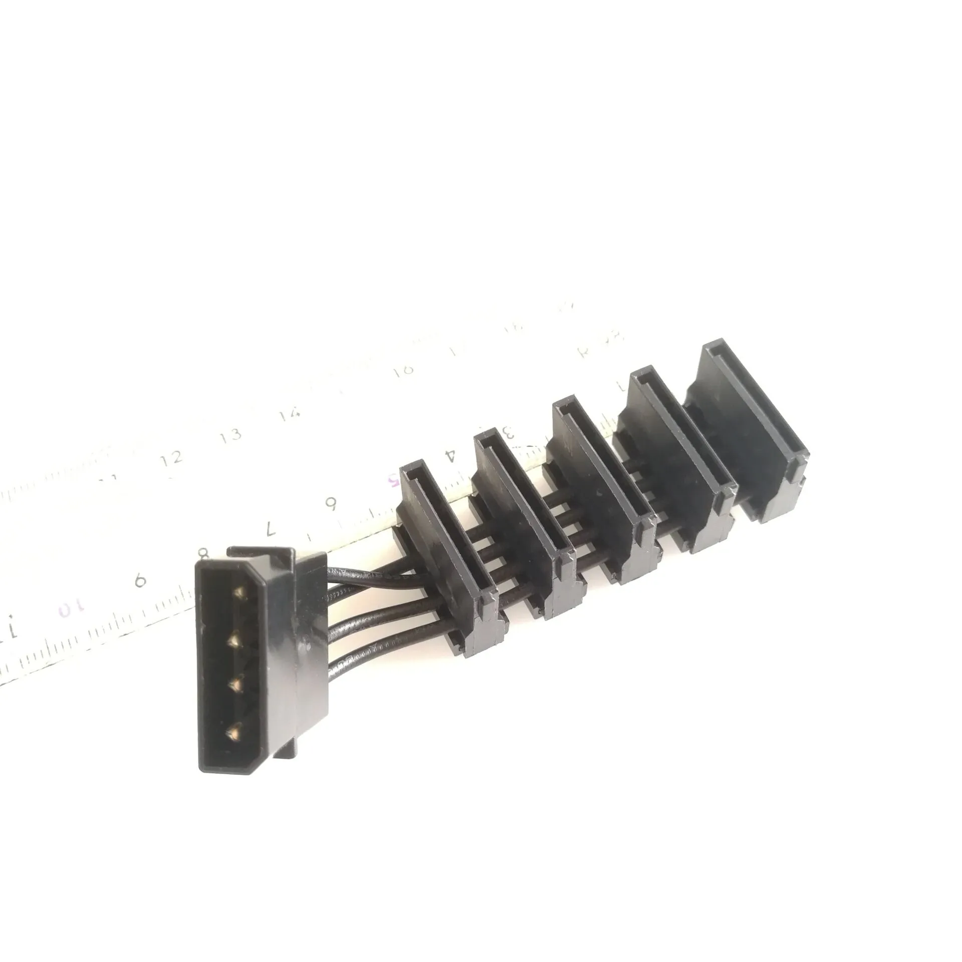 10cm SATA Instrumental Splitter With IDE Molex For Extremely Short PC ...