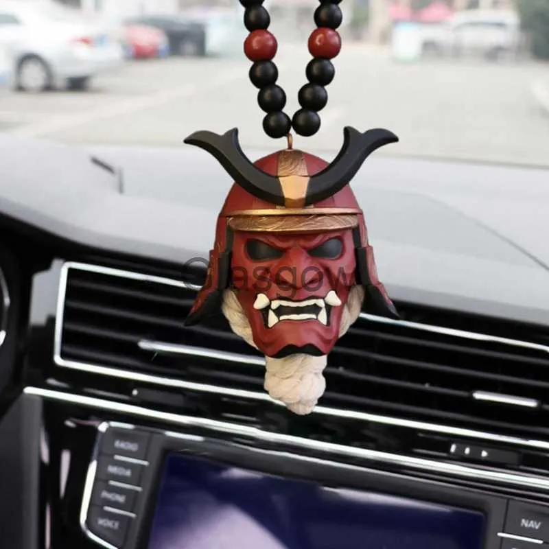 DHgate.com:Samurai Mask Car Ornament: Japanese Creative Car Rear View Mirror Hanging Decoration ...