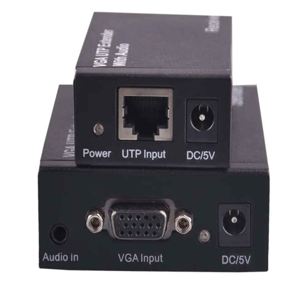 VGA Extender Over Cat5/5e/6 Ethernet Cable 300M HD 1080P VGA Signal ...