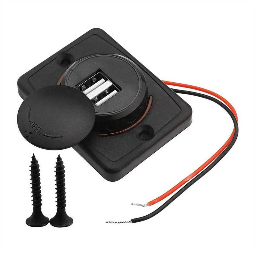DHgate.com:Car Dual USB Charger, Fast Charging Panel Mount 12V 24V for ...