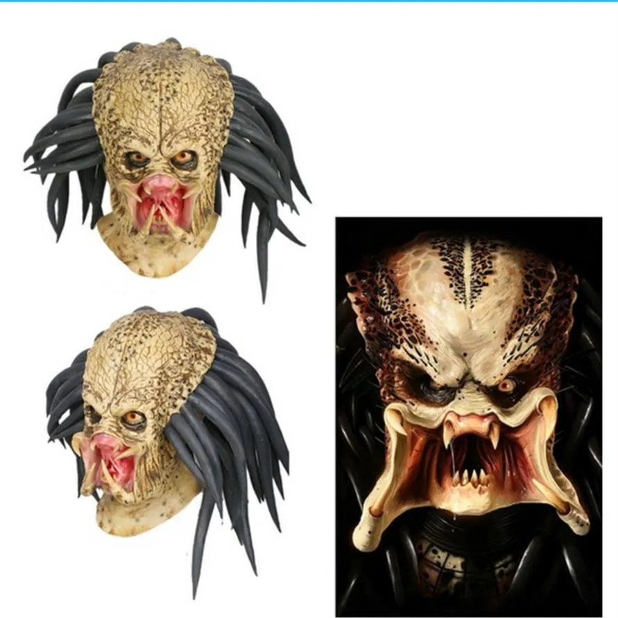 Predator Cosplay Mask With Indoor Hdtv Antenna For Halloween Party ...