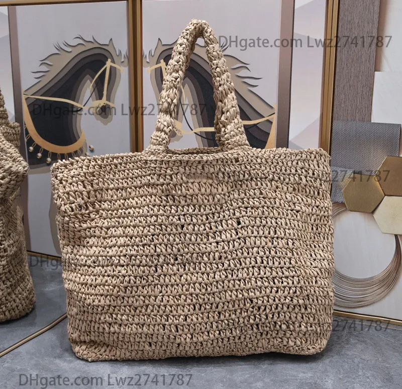 Designer Soft Straw Crochet Tote Bag Women Shoulder Bag Fashion ...