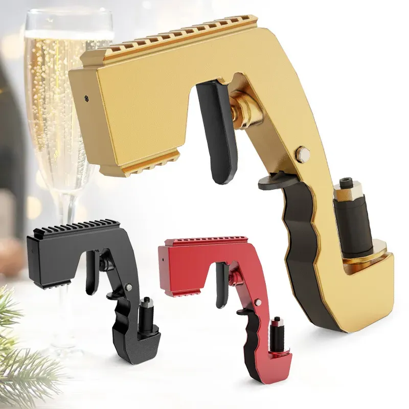 Champagne Beer Gun And Wine Dispenser With Ejector And Spray Soft Cap ...