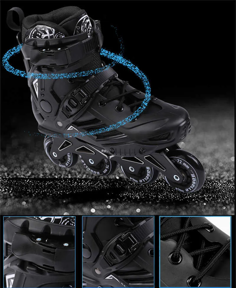Roselle Jeuwith Inline Skates Professional Slalom Sliding Shoes For ...