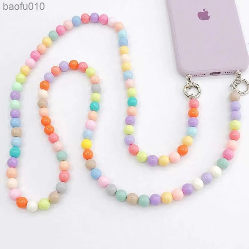 DHgate.com:Beads Pearls Long Universal Phone Strap Charm 120cm Mobile ...