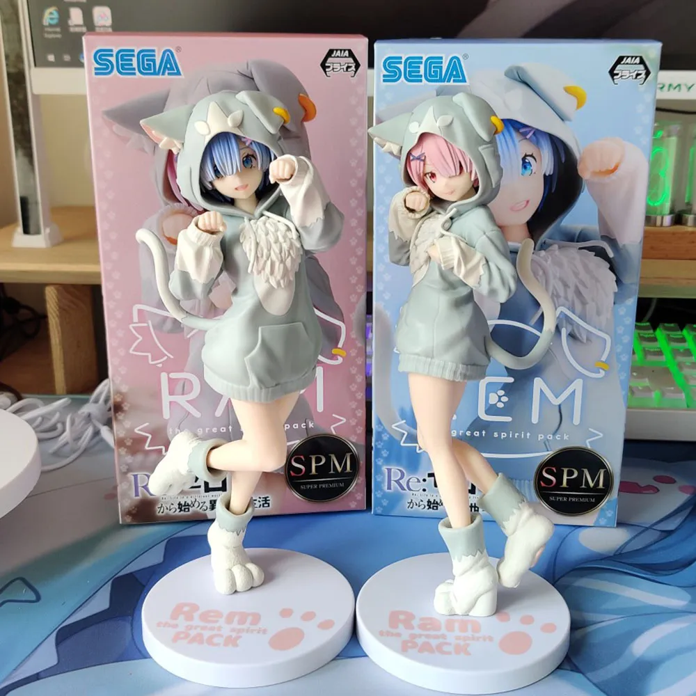 Re:ZERO Starting Life In Another World Anime Figure Set Rem, Ram ...