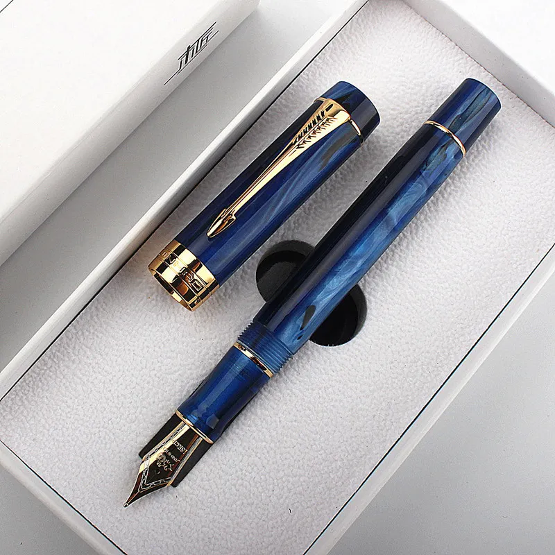 DHgate.com:Premium Fountain Pen Gift: Golden Plated Medium Nib Resin ...