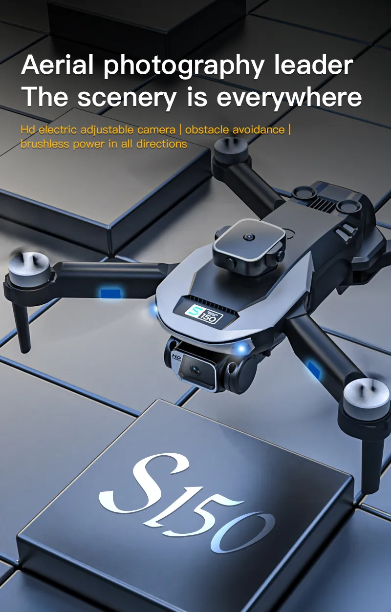 New S150 Mini Drone: 4K Professional 8K Dual Camera with Obstacle ...