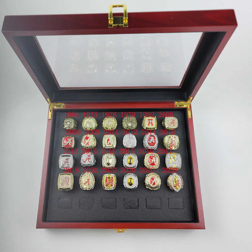 NCAA University Of Alabama Championship Ring 24 Alabama Rings Set With ...
