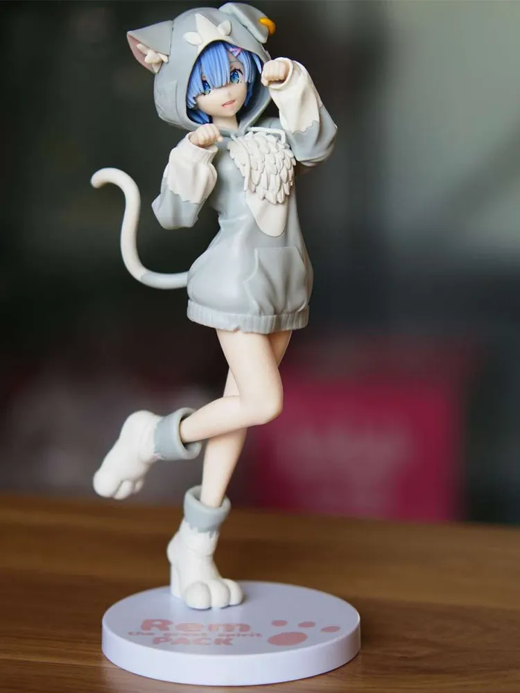 Re:ZERO Starting Life In Another World Anime Figure Set Rem, Ram ...
