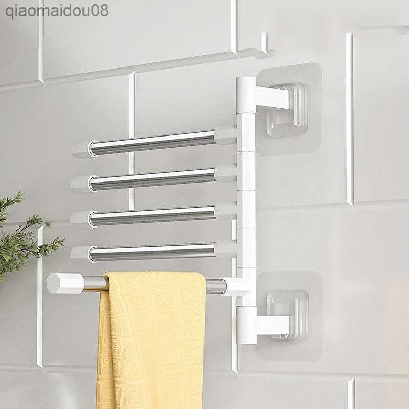 DHgate.com:Space-Saving Aluminum Rotating Towel Holder | Punch-Free ...