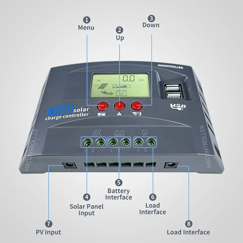 High Efficiency Genus Solar Charge Controller With MPPT Battery Charger ...