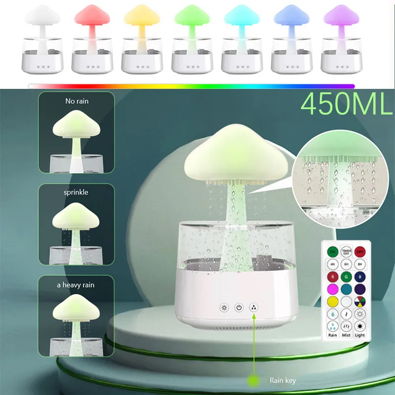 DHgate.com:Colorful Mushroom Essential Oil Diffuser, Mini Water ...