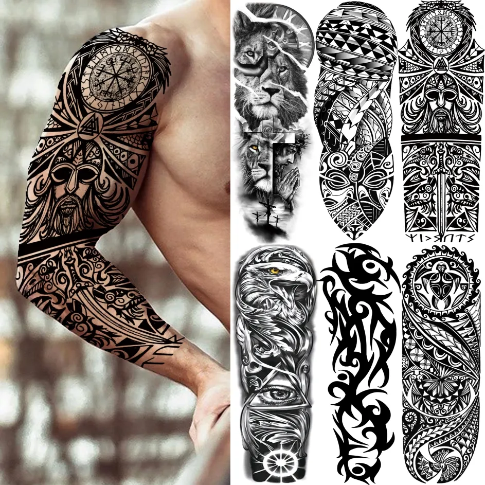 Henna Tattoo Arm Men