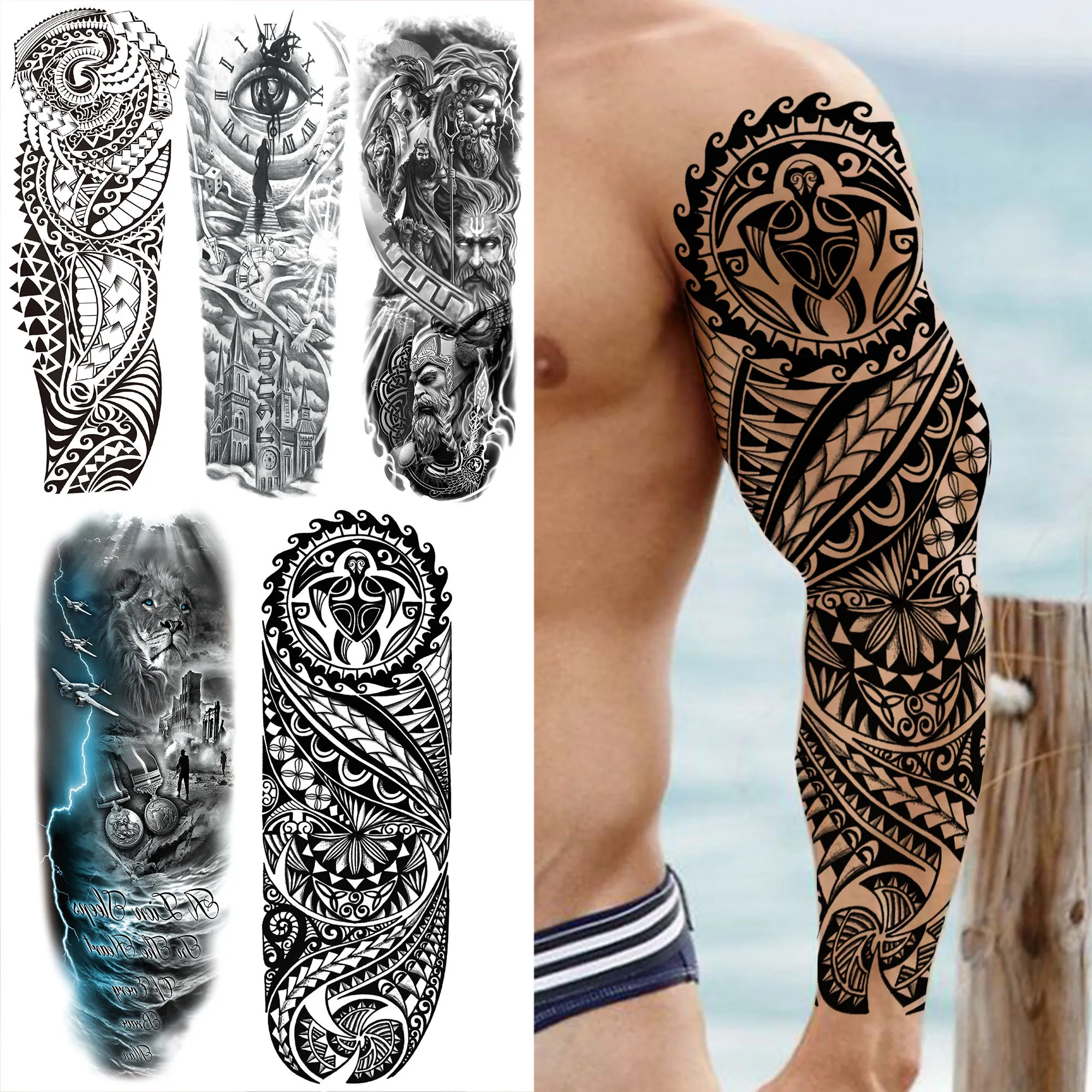 Tribal tattoo for warrior - Bronctattooaus.com