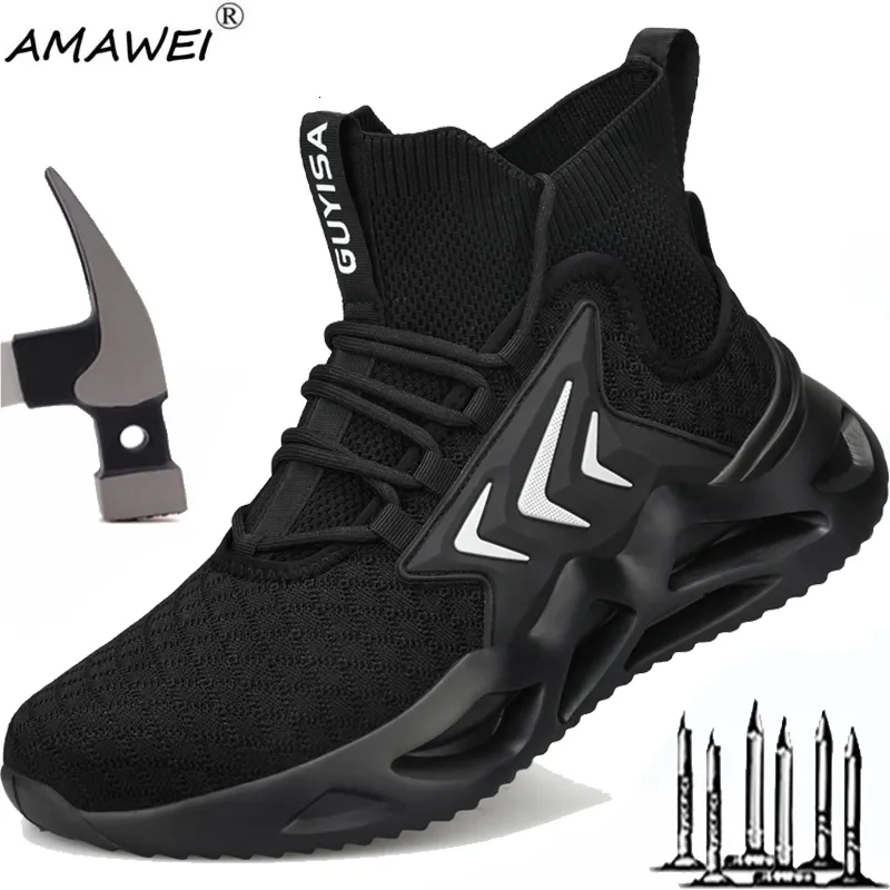 DHgate.com:Mens Anti-Smashing Steel Toe Cap Work Safety Shoes Non-Slip ...