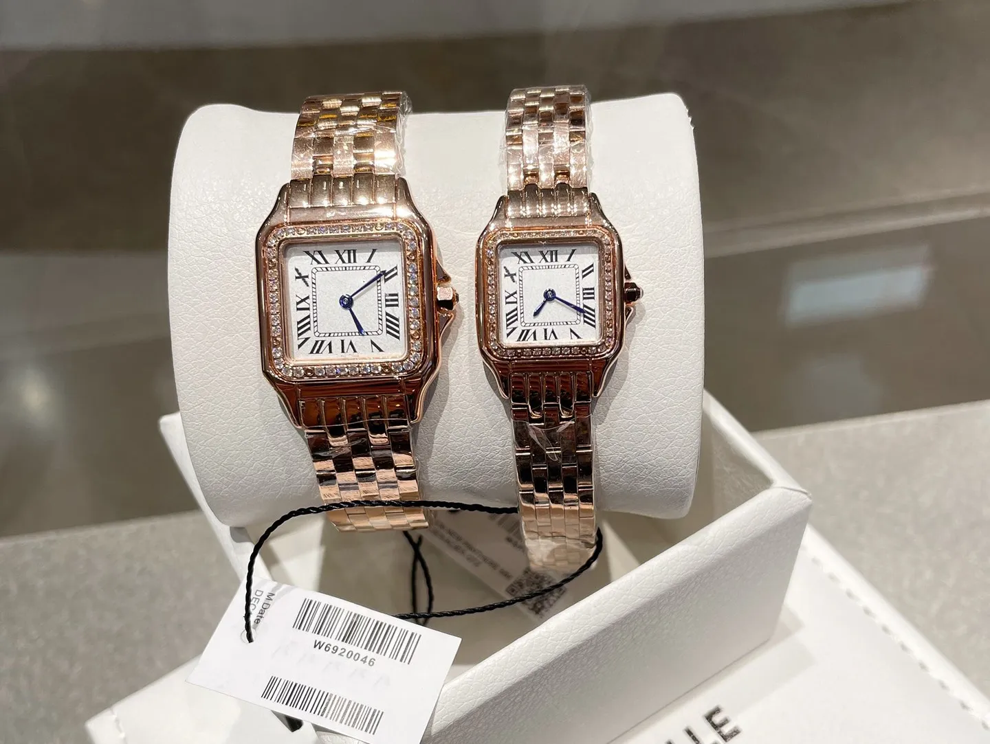Luxury Fashion His And Her Watch Set Vintage Tank Watches Cheetah Watch ...