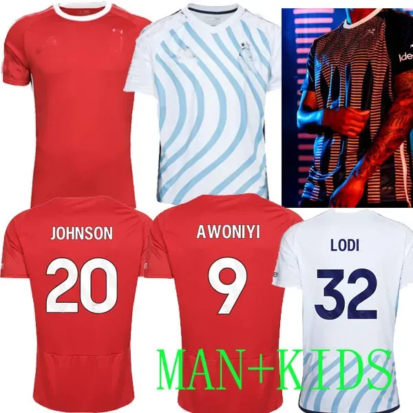 23 24 Soccer Jerseys Kids Kit Maglia ForEsT 2023 2024 Football Shirts ...