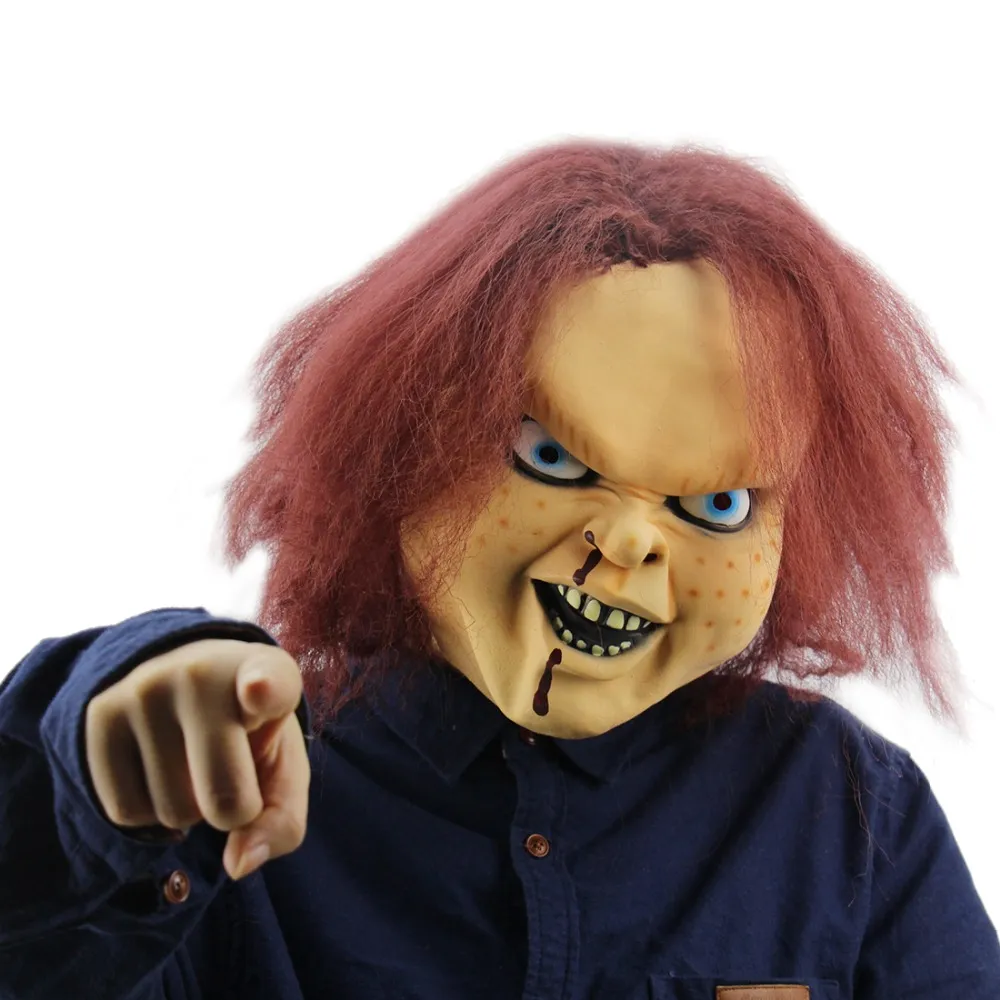 DHgate.com:Realistic Latex Curse of Chucky Mask for Masquerade Party ...