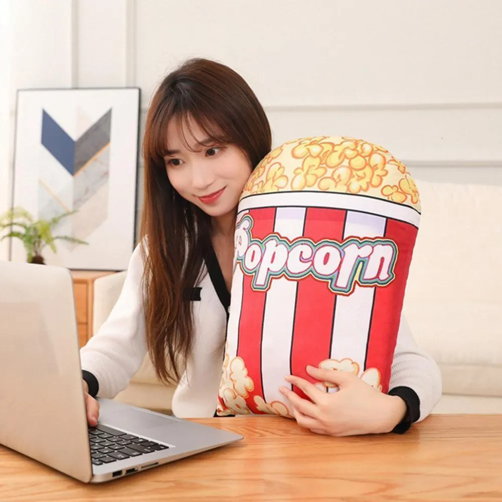 Plush Throw Pillow Cushion with Popcorn Design Filled with PP Cotton 5. ...