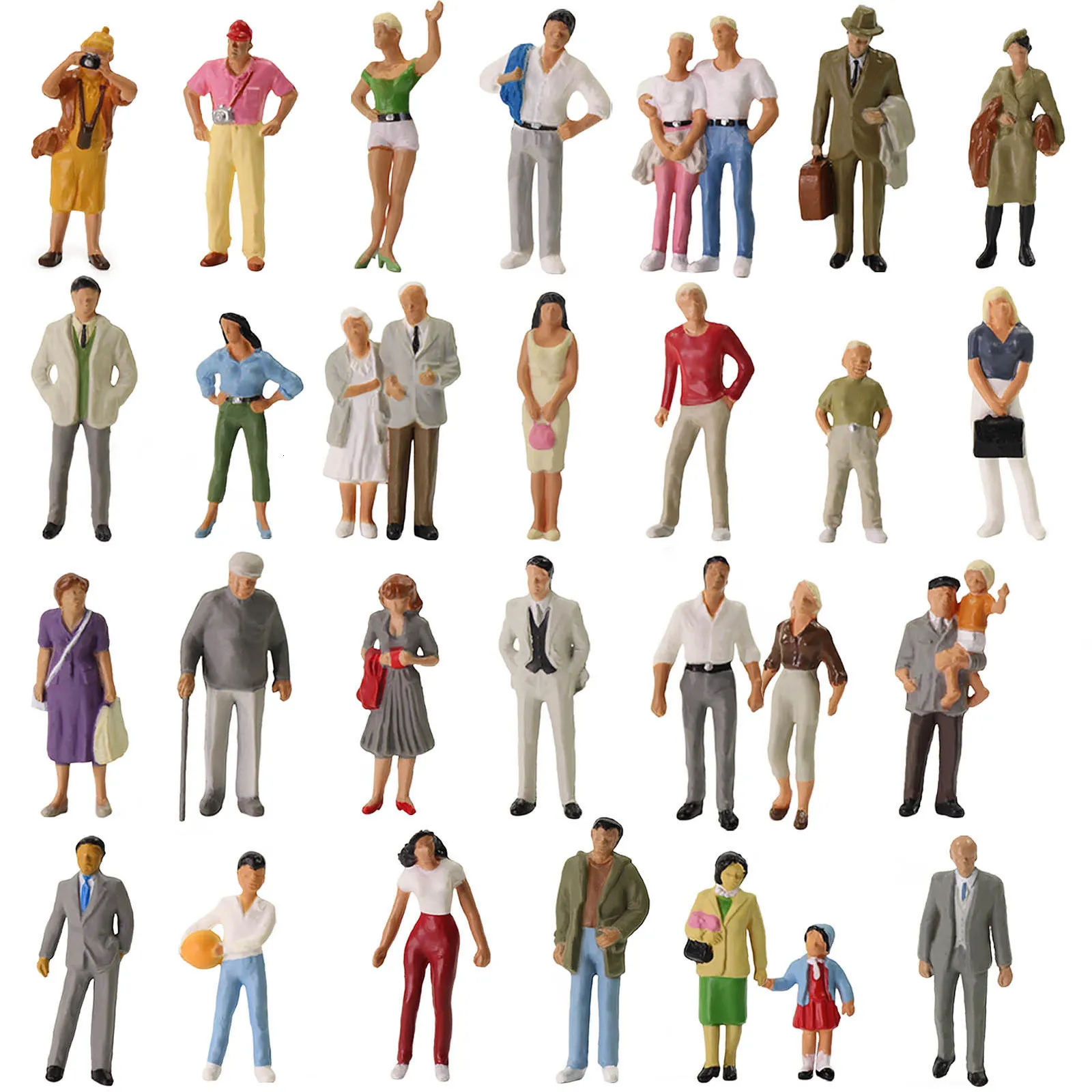 Diecast Evemodel Painted Figures Of Passengers And Railway 1:43 To ...