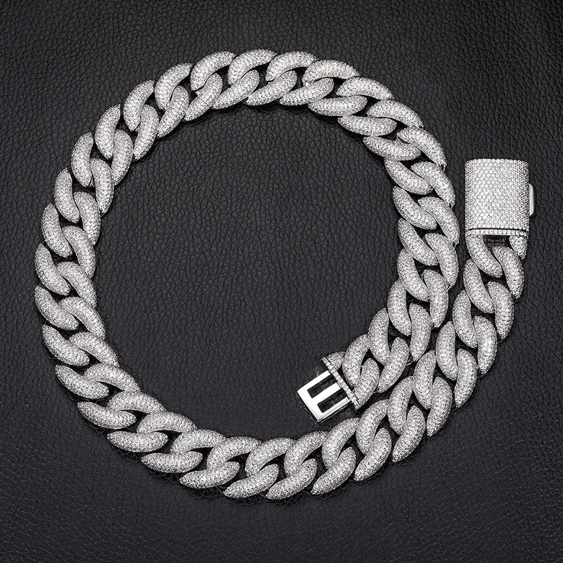 DHgate.com:20mm 18/20/22/24/26inch Gold Silver Color Bling Iced Out ...