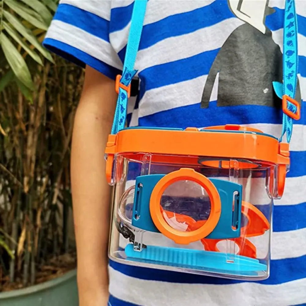 Toy Bugs And Insects Nature Explorer Kit: Insect Viewer Box, Magnifier ...