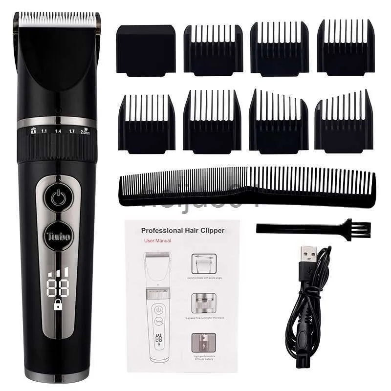 Professional Hair Clippers - Full Body Washable, Low Noise Hair Trimmer ...