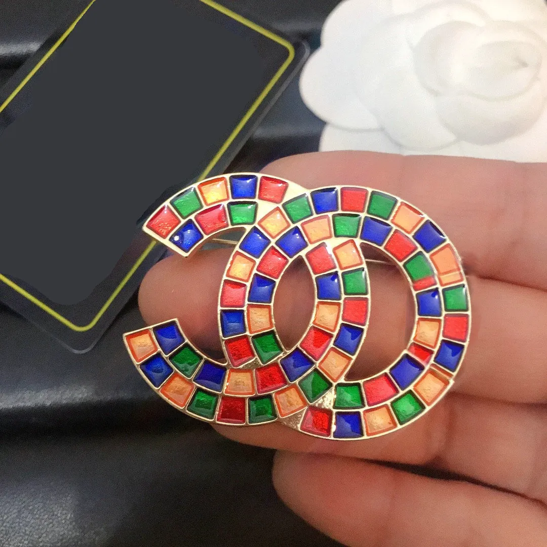 Designer C Letter Art Deco Diamond Brooch 20 Elegant Styles For Womens ...