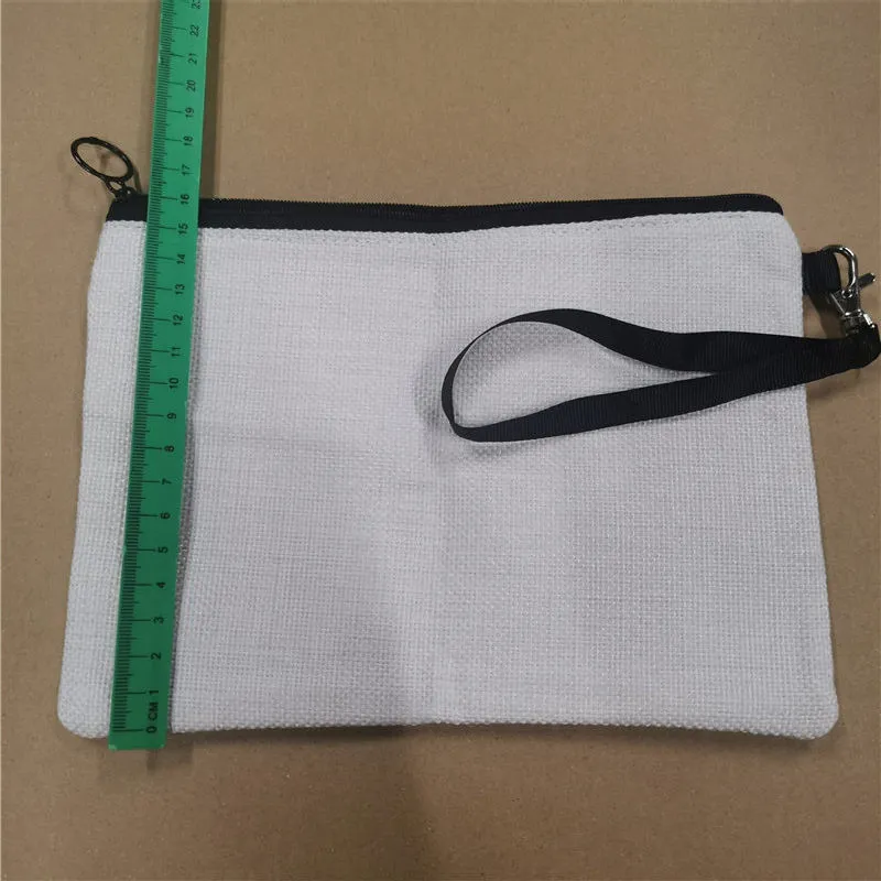 Wholesale Hot Transfer Blank Linen Sublimation Makeup Bag For ...