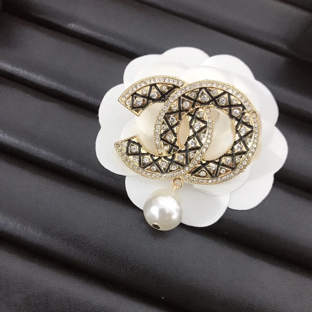 Designer C Letter Art Deco Diamond Brooch 20 Elegant Styles For Womens ...