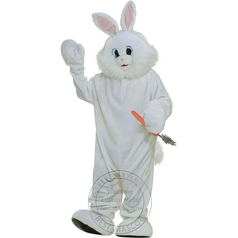 DHgate.com:Adult White Rabbit Mascot Costume, Halloween Cartoon ...