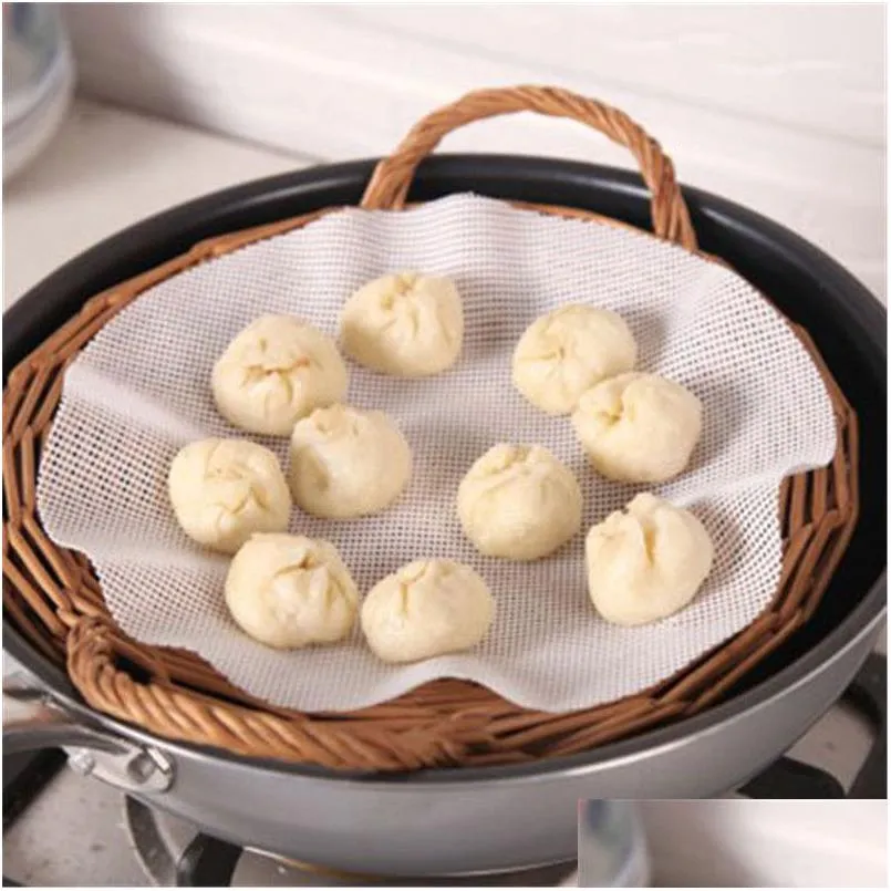 DHgate.com:Silicone Steamer Mat for Non-Stick Buns, Baozi, and ...