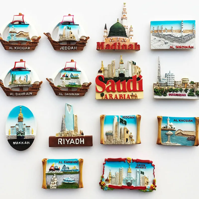 DHgate.com:Resin Fridge Magnet: Saudi Arabia Tourism Collection (Makkah ...